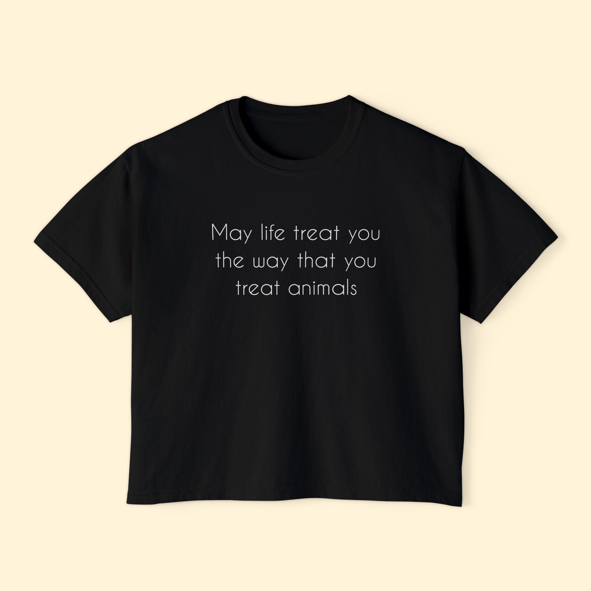 May Life Treat You | Comfort Colors Boxy Tee – Detezi Designs